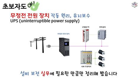 무정전 전원 장치 Ups 실무에 필요한 내용만 정리했습니다 픽써엘 Youtube