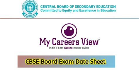 Cbse Datesheet 2024 Announces Class 10th 12th Exam Dates My Careers
