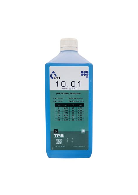 Ph 10 01 Calibration Buffer 1 Litre Tps Tough Accurate Australian