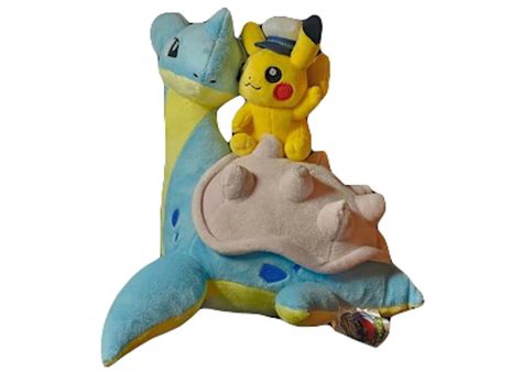 Pokemon Center World Store 2023 Lapras And Pikachu Plush Fr