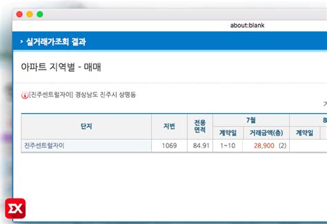 국토해양부 아파트 실거래가 조회 방법 부동산 시세를 알고 매매하자 익스트림 매뉴얼