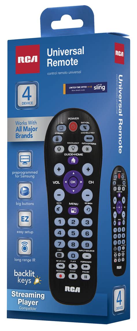 Brandclub RCA 4 Device Universal Remote Streaming Player Compatible