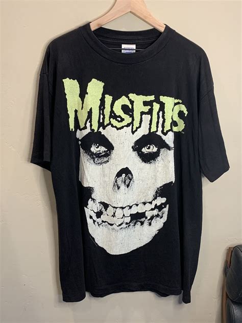 Band Tees × Misfits × Vintage Rare Vintage 1997 Misfits Glow In Dark