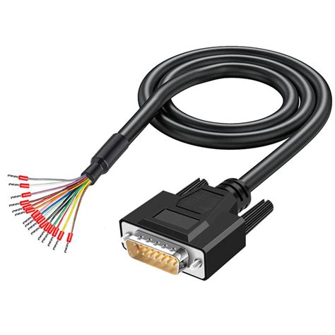 Getuscart Jienk 6 56ft 24awg Db15 Male Rs232 15pin Serial Extension