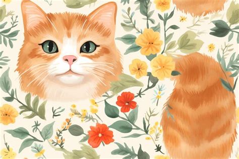 Premium Ai Image Kitty Collage Extravaganza A Seamless Display Of