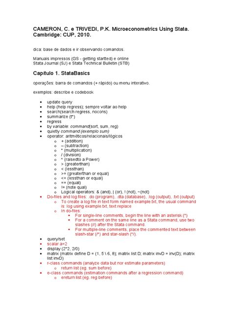 Cameron C E Trivedi Pk Microeconometrics Using Stata Cambridge