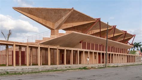 Cca Shades A Mexican Baseball Stadium With Concrete Umbrellas