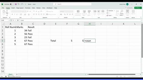 ms excel count and countif functions exceltips excelfunctions