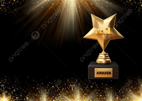 검은 금 트로피 시상식 배경 별 별 트로피 광점 배경 배경 일러스트 및 사진 무료 다운로드 Pngtree