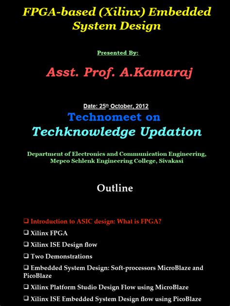 Fpga Based Embedded System Pdf Field Programmable Gate Array