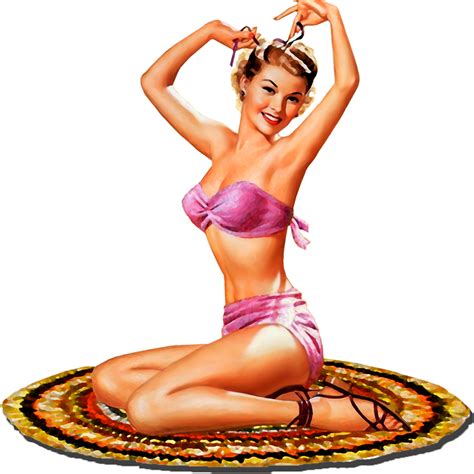 Pin Up Vintage Vintage Poster Pin Up With A Miror Galerie 1 2