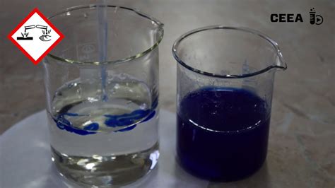 Dissolution Of Cellulose In Schweizers Reagent Cuprammonium Rayon Youtube