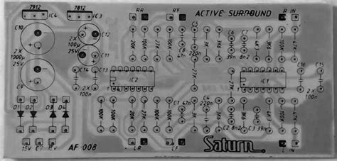Active Surround Sound Circuit Surround Sound Electronic Circuit Design Surround Sound Systems