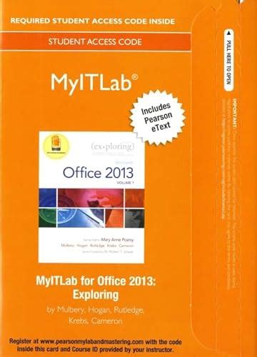 Mylab It With Pearson Etext Access Card For Exploring With Office