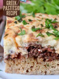 Pastitsio Recipe Greek Lasagna