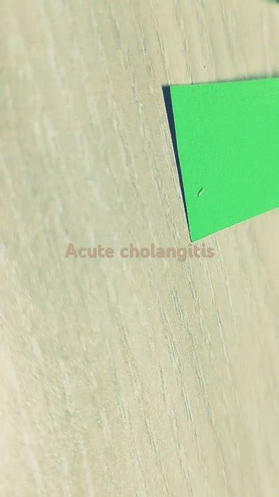 Acute Cholangitis Youtube