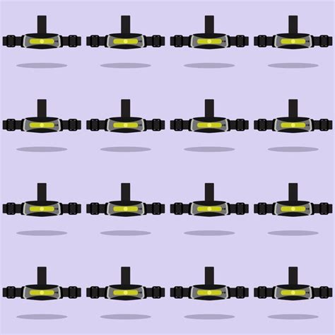 Premium Vector Head Flashlight Pattern 9