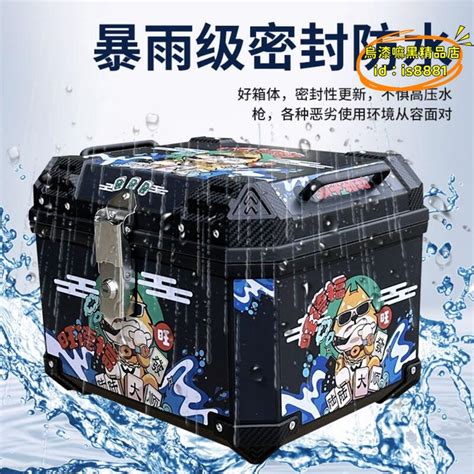 【現貨】電動車後備箱 機車尾箱 后備箱 摩托車貨箱 機車 工具儲物箱 機車後箱 摩托車尾箱 摩託車尾箱大容量後備箱踏板 露天市集 全台