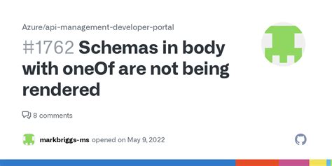 Schemas In Body With Oneof Are Not Being Rendered · Issue 1762 · Azureapi Management Developer