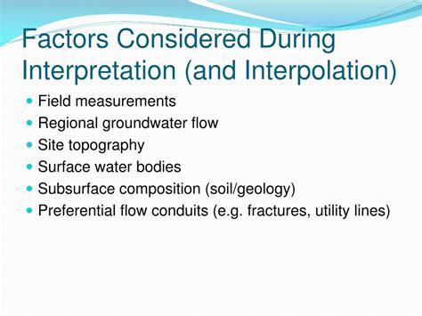 PPT Improving Interpolation Tools For Groundwater Data PowerPoint Presentation ID