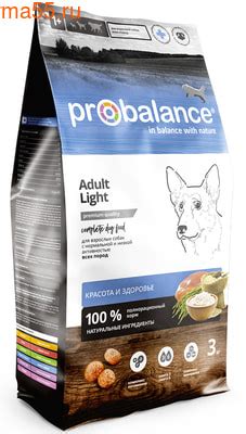 Сухой корм ПРО БАЛАНС, ProBalance Adult Light для взрослых собак с ...