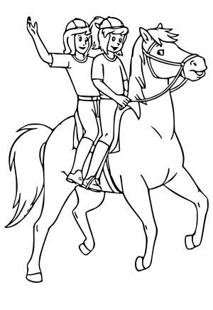 Brezpla Ne Natisljive Bibi In Tina Pobarvanke Za Odrasle In Otroke Lystok Com