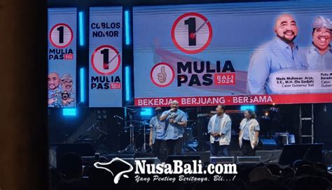 Mulia Pas Kampanye Akbar Di Buleleng