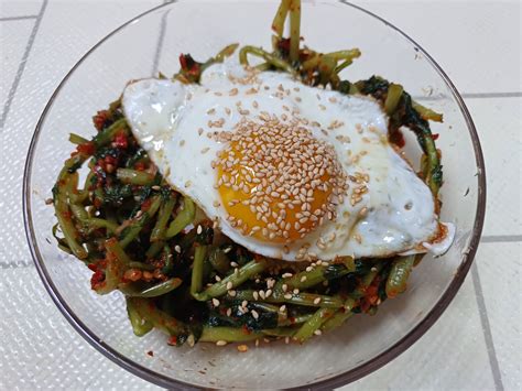 열무김치비빔밥 레시피 비빔밥 한그릇요리