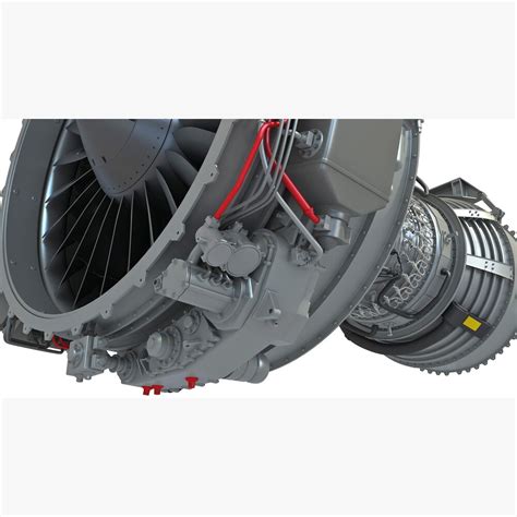Motor A Reacción Turbofan Cfm56 De Cfm International Modelo 3d Descargar Motor On