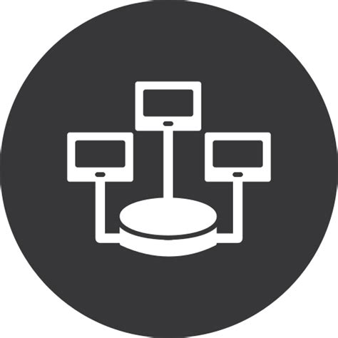 Distributed Database Generic Black Fill Icon