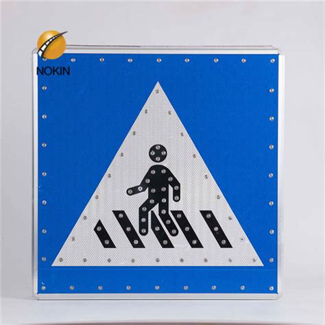 Diamond Grade Reflective Solar Power Speed Limit Sign Rate Nokin Solar Traffic Sign