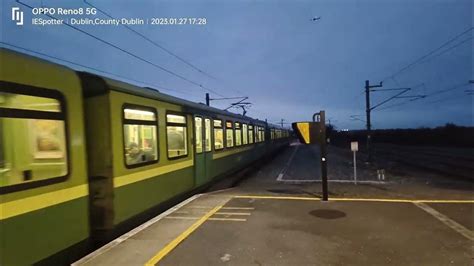 Dart 8100 Class 8101 Departing Clongriffin Youtube