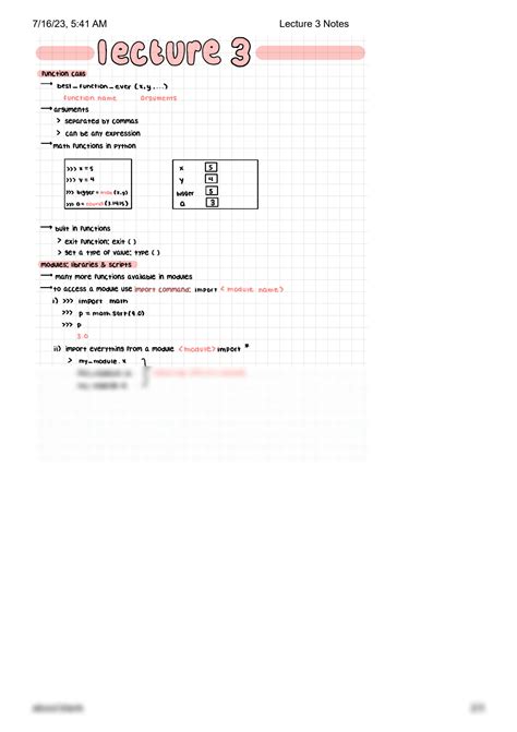 Solution Lecture 3 Notes Introduction To Computing Using Python