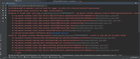 Exception In Thread “main“ Javalangillegalstateexception Orgapache