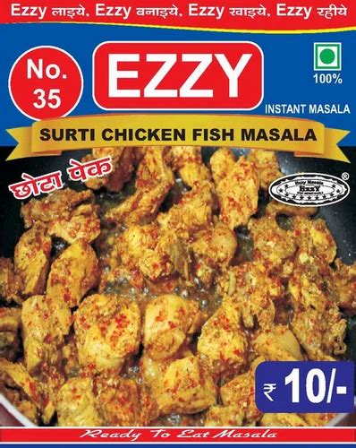 Ezzy Chicken Fish Masala Surati Small Packets Packaging Packet