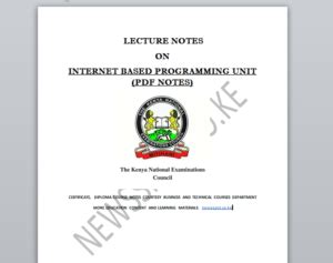 Internet Based Programming Ibp Notes Pdf Newsspot Co Ke