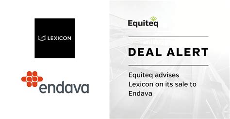 Lexicon Acquired By Endava Equiteq Manda Deals
