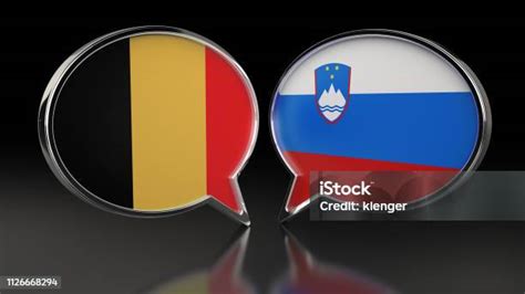 연설 거품으로 벨기에 슬로베니아 플래그입니다 3 차원 일러스트 레이 션 0명에 대한 스톡 사진 및 기타 이미지 0명 3차원 형태 Eurozone Istock