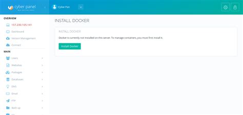 1 Getting Started With Cyberpanel Docker Manager 18 Docker Manager Cyberpanel Community