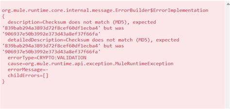 How To Calculate And Validate The Checksum Using Mule 4 By