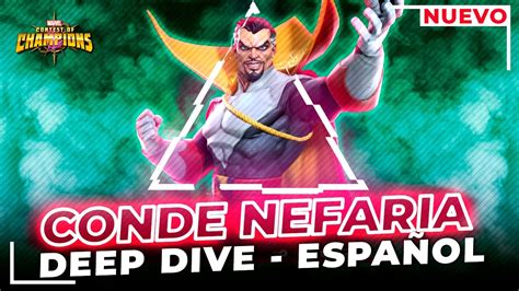 Conde Nefaria Deep Dive EspaÑol Marvel Batalla Mcoc Youtube