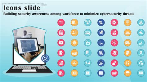 Icons Slide Building Security Awareness Among Workforce To Minimize