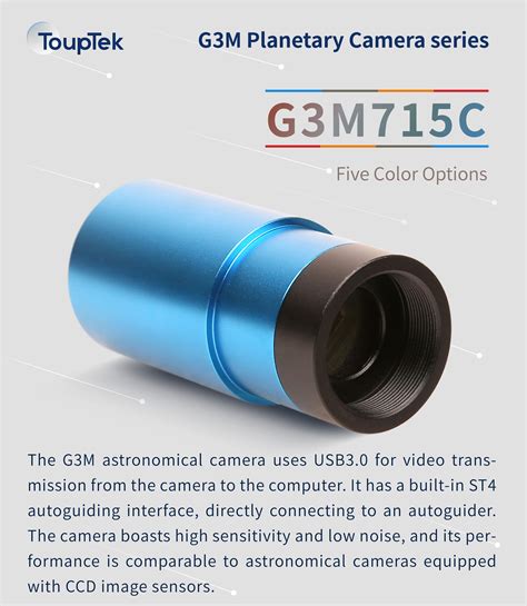 Touptek 715c Planetary Colour Astronomical Camera Optical Universe