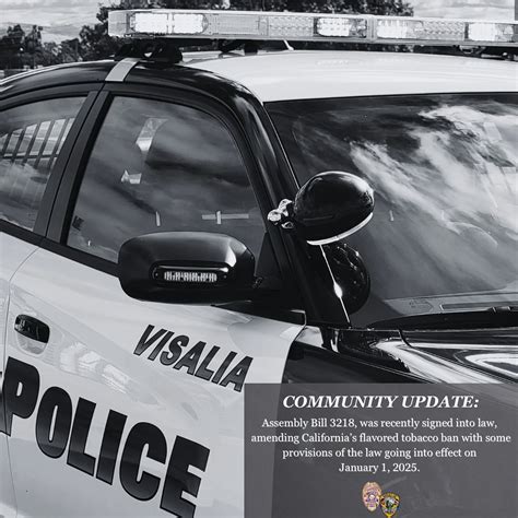 🚨 Community Update 🚨 Assembly Visalia Police Department