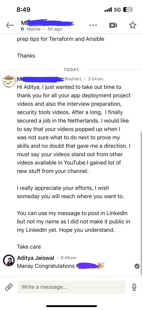 Aditya Jaiswal On Linkedin This Made My Day🙂 She Got Offer In