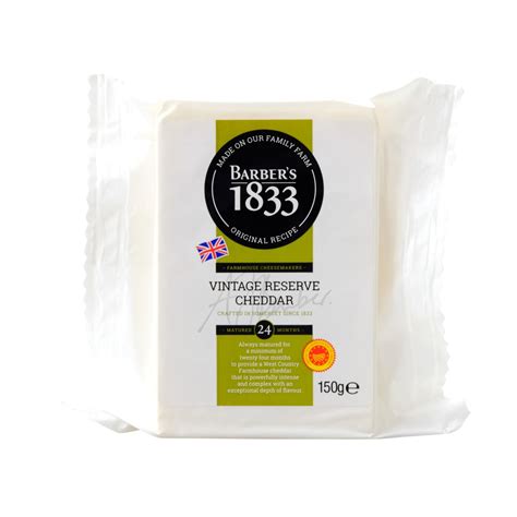 Barbers 1833 Original Recipe Vintage Reserve Cheddar 190g Food Depot