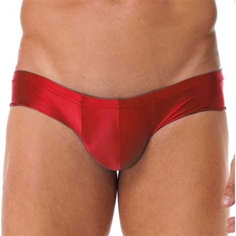 Sxiwei Mens Breathable Bulge Pouch Underwear G String Swimsuit Oily