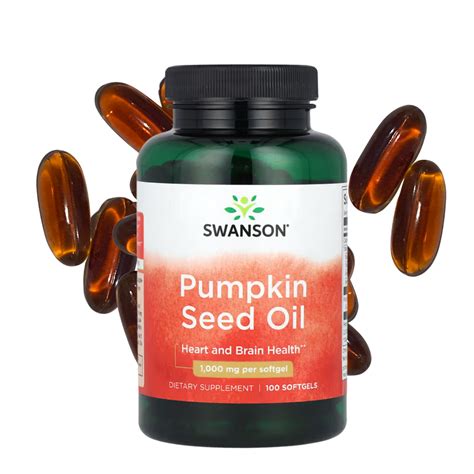 Pumpkin Seed Oil Capsules Australia 1000mg 100 Pure 100 Softgels