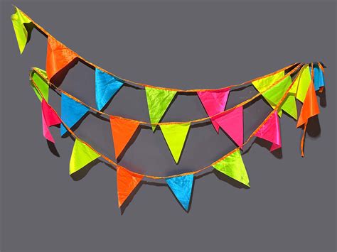 Neon Bunting 10m The Event Flag Hire Company Ltd