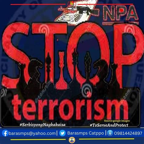 Stop Terrorism No Baras Municipal Police Station Catppo